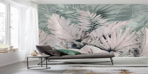 Humid Jungle Wallpaper Collection I Pastel Calm - available in United ...